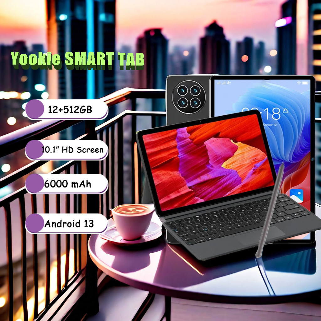 Smart Tab 12+256GB Tablet Dual Sim Card 10 inches Tablets Android ...