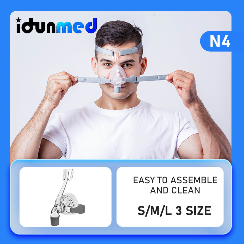 GG+BMC CPAP Mask NM4 CPAP Nasal Mask (Package include 3 Size S/M/L) For ...