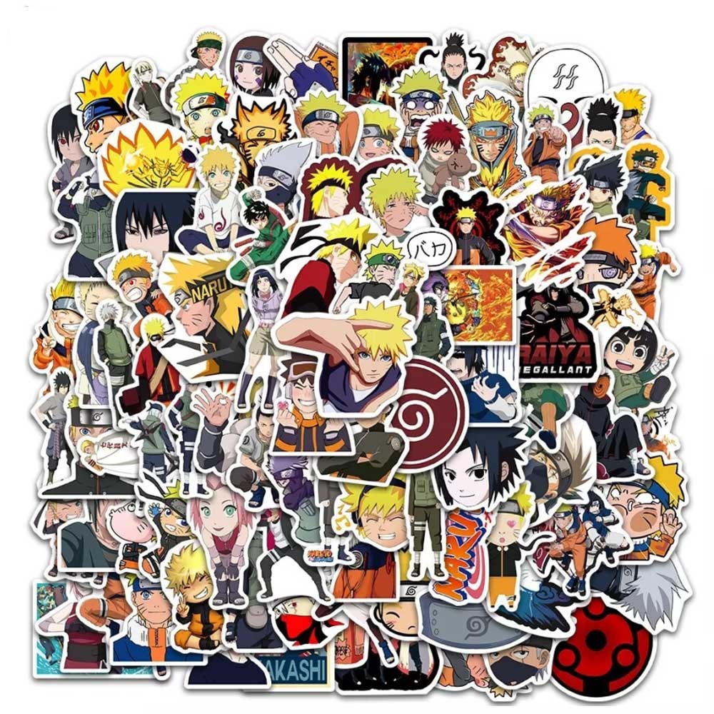100pcs Anime Naruto Graffiti Stickers Waterproof Anime Stickers ...