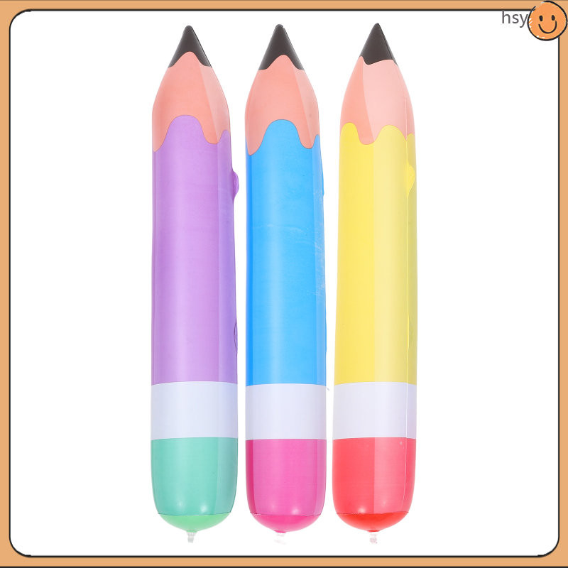 2 Pcs Inflatable Pencil Balloon Halloween Pencils Balloons Tall Crayons ...