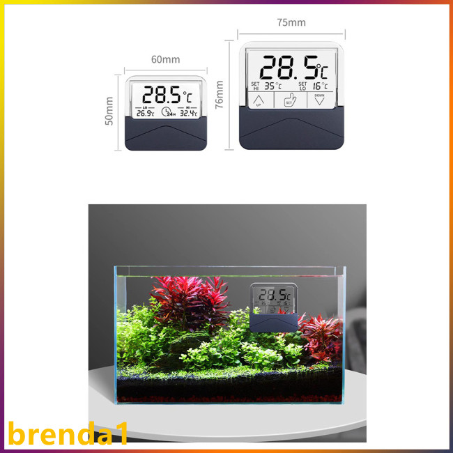 Best Price! Digital Aquarium Thermometer With Transparent LCD ...
