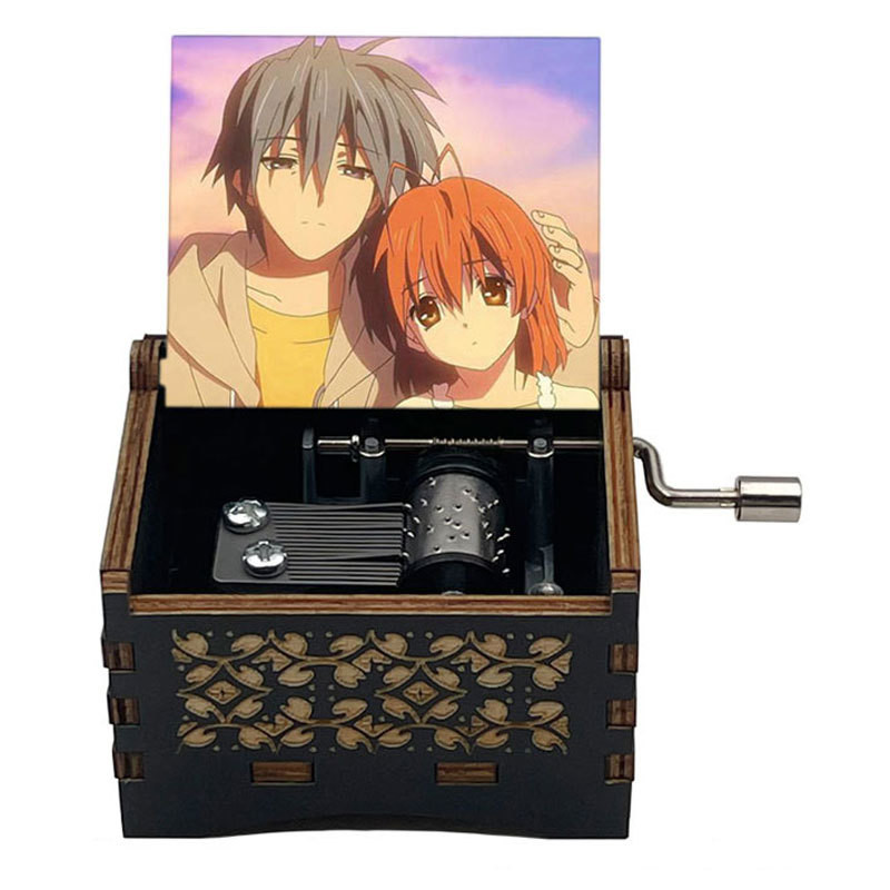 Dumpling Big Family Music Box CLANNAD Music Box Hand-Cranked Clockwork ...