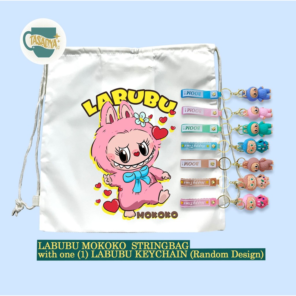 TASADYA BUNDLE LABUBU MOKOKO HIGH QUALITY WATERPROOF STRING BAG ...