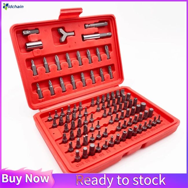 Local Stock! 100Pcs Security Screwdriver Bit Set, Impact Driver Bit Set ...
