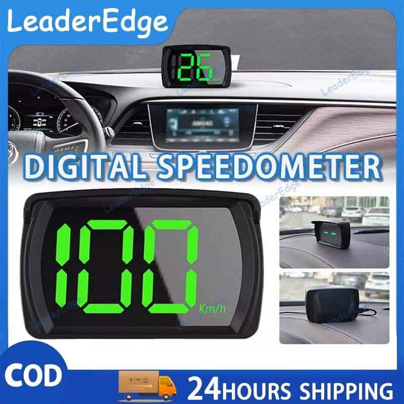 Digital Speedometer Car Hud GPS Speedometer Head Up LED Large Font ...