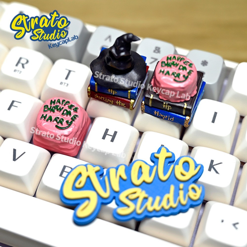 Hagrid Cake Keycap Cool 3D Creative Cute MX Switch Mechanical Keyboard ...