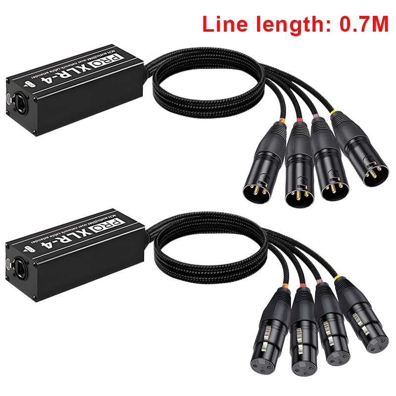 4 Channel 3 Pin Multi Network XLR Cable for Stage Sound Lighting and ...