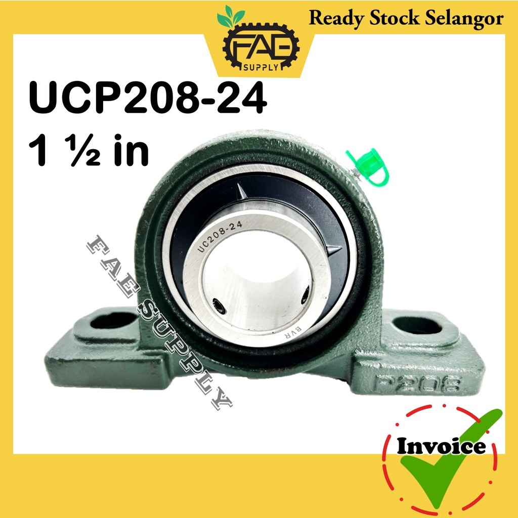 UCP 208-24F UCP208-24 1 1/2 inch Pillow Block Bearing Heavy duty | Shopee Philippines