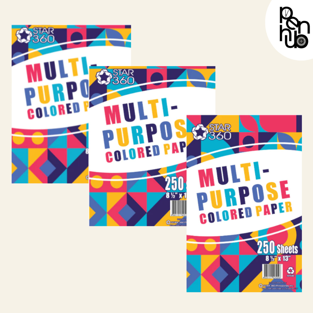 Multi-Purpose Colored Paper Letter Legal per Ream - Penhub | Shopee ...