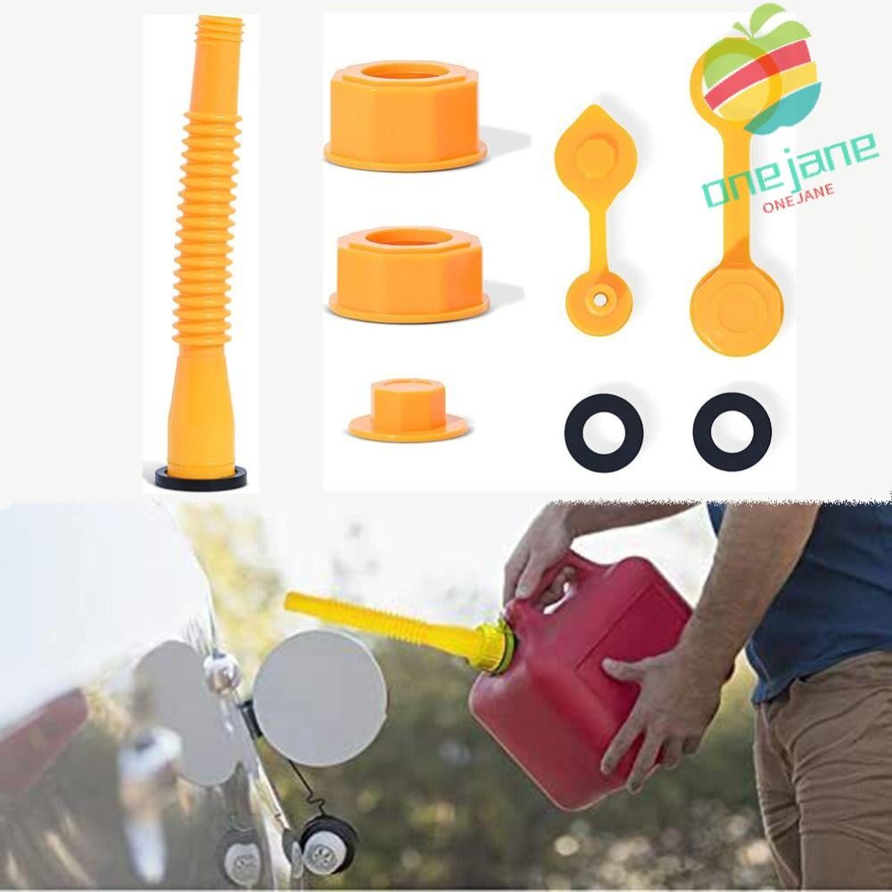 ONE-JANE Gas Can Nozzle, Vent Caps Thicker Gas Can Spout Replacement ...