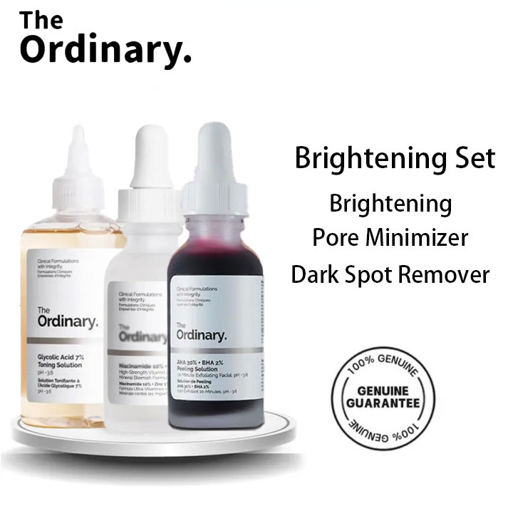 Brightening Serum Set The Ordinary Glycolic Acid 7% Toning Solution ...