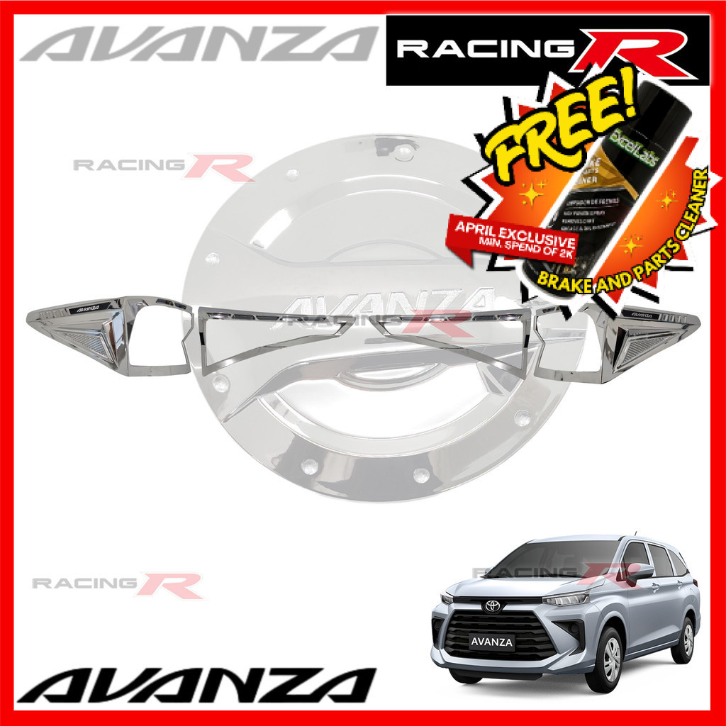 Toyota Avanza 2022 to 2025 Taillight cover Chrome 2022 2024 ( Car ...
