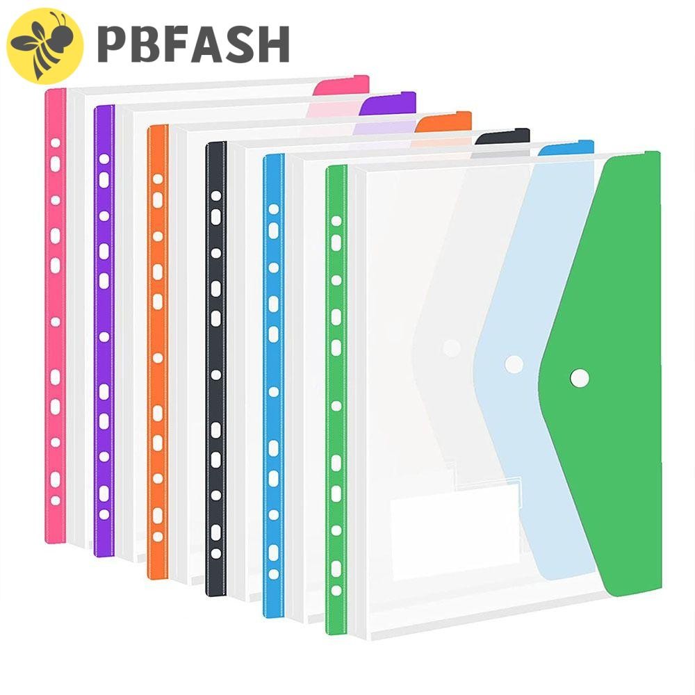PBFASH 6pcs A4 File Folders Wallets, Document Organiser Paper Organizer ...