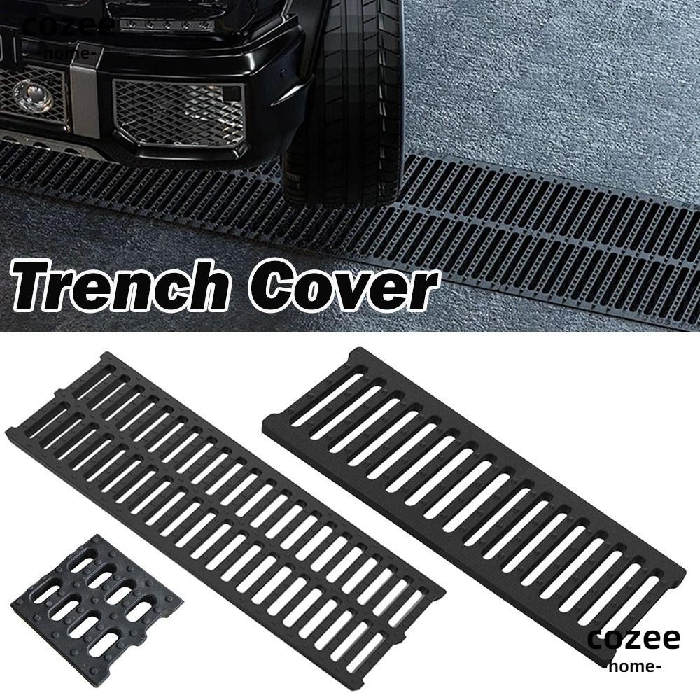 COZEE Trench Cover, Resin Plastic High Strength Garage Floor Drain ...