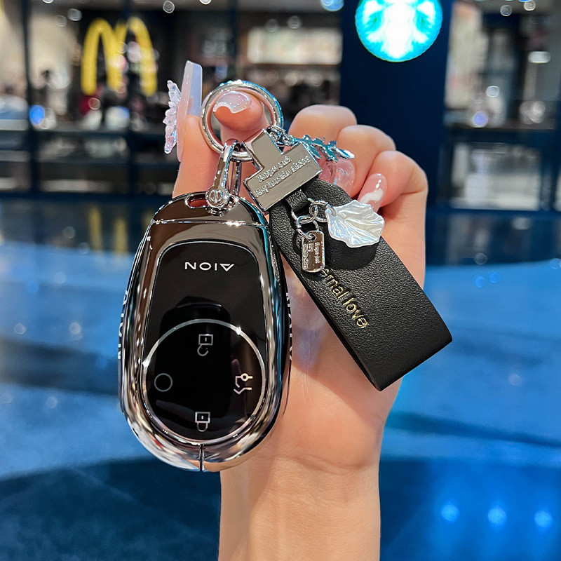 AION V Tyrannosaurus Rex Key cover 2024-2025New AION UT Car-Specific Metal Full-Coverage Case ...