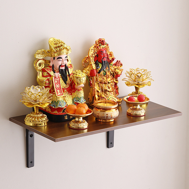 Incense Burner Rack Punch God Fokan Cabinet Altar Wall-Mounted Altar ...