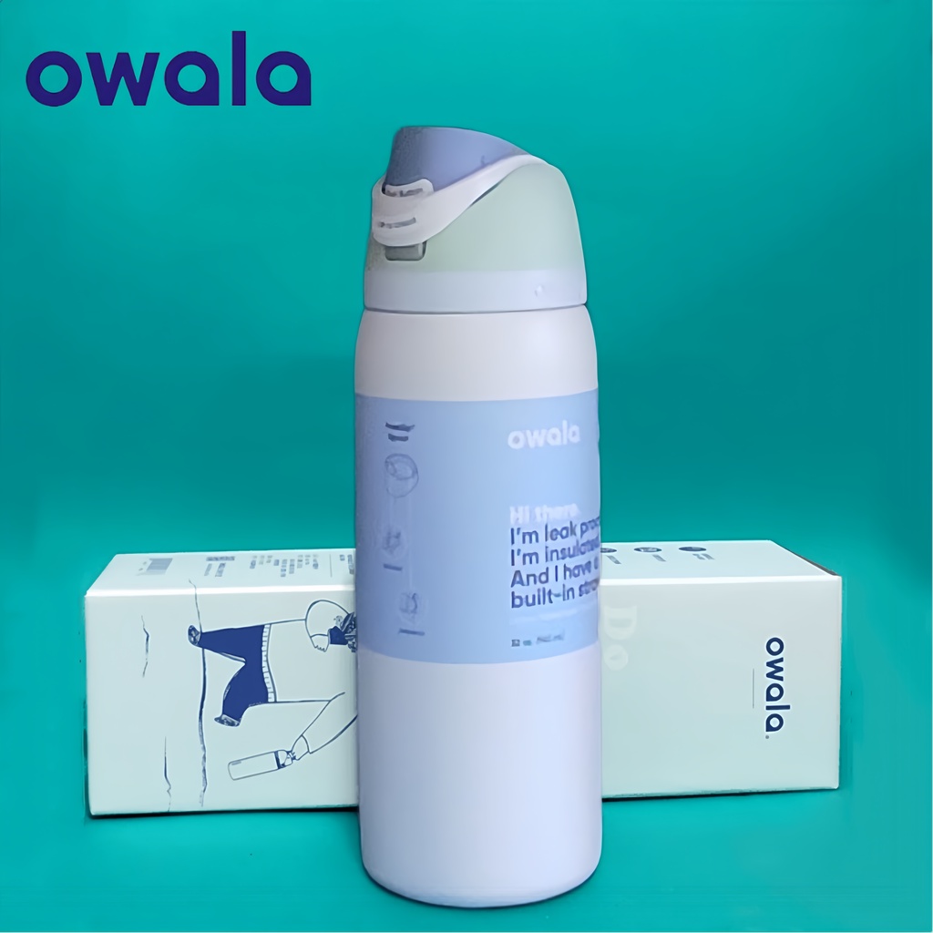 Owala 32oz Stainless Steel Water Bottle - Superior Insulation, Durable ...
