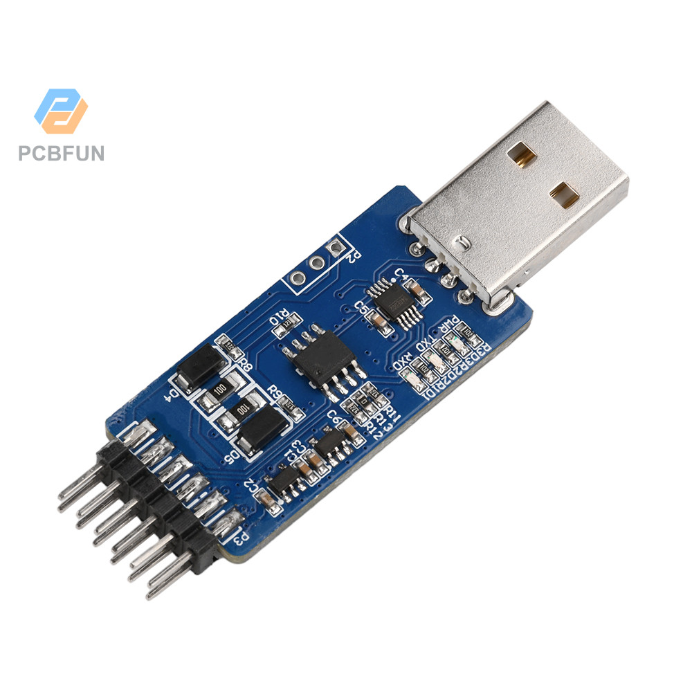 Pcbfun USB to TTL to RS485 Communication Dual Voltage Conversion Module ...