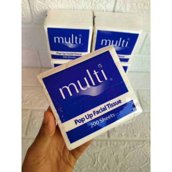 Multi Tissue Restaurant Food Tissue Small Box Pop Up 50 sheets 2ply ...