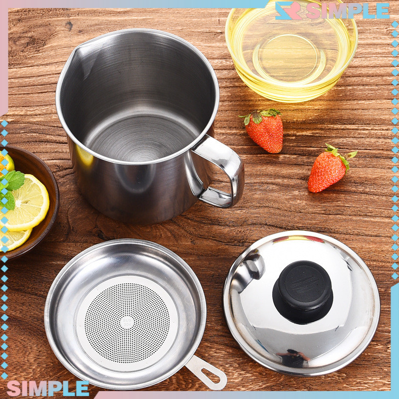 304 Stainless Steel Tank Oil Filter Pot Container Filter lSeparator ...