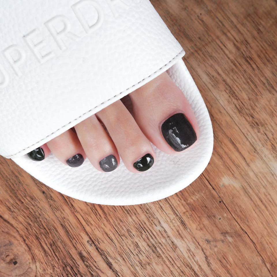Graphite Green Colour Chart Pedicure | Shopee Philippines