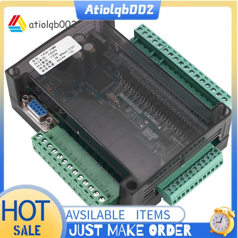 PLC Industrial Control Board High-Speed Programmable Controller Board FX3U-24MR with Shell ...