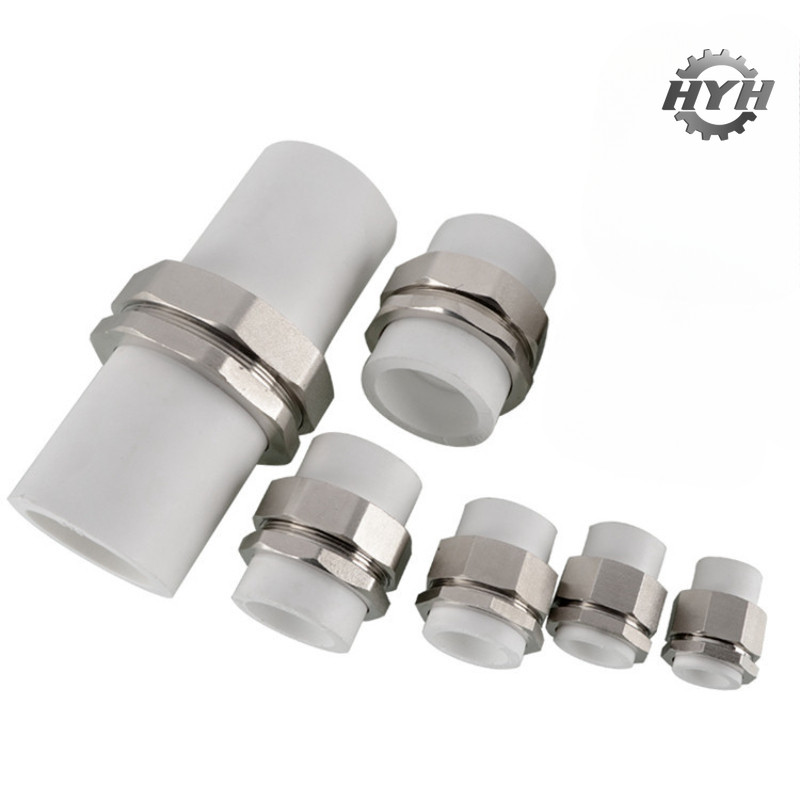 [HYH] Ppr Pipe Double-Headed Copper Flexible Direct Joint 20/25/32/40/50/63/75 Water Pipe ...