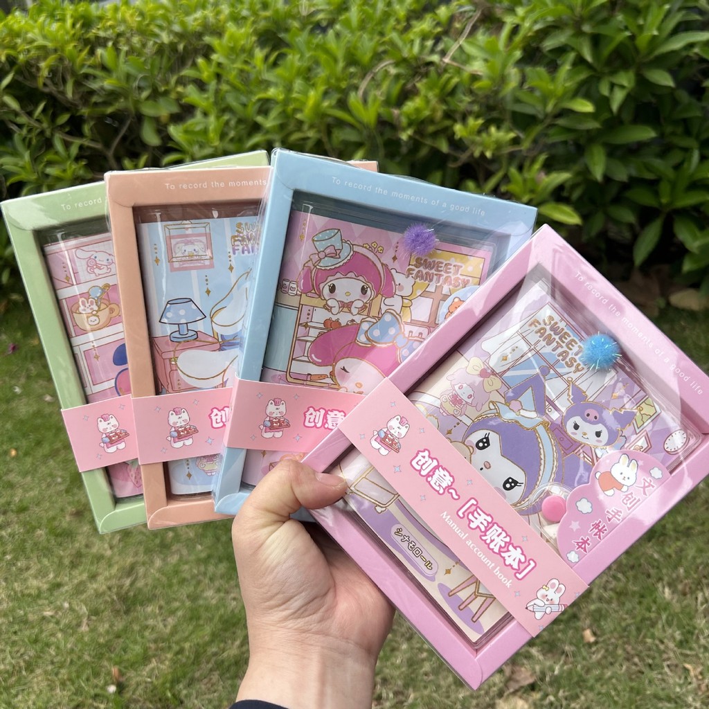 kuromi writing notebook kuromi school supplies A6 Handbook Stationery ...