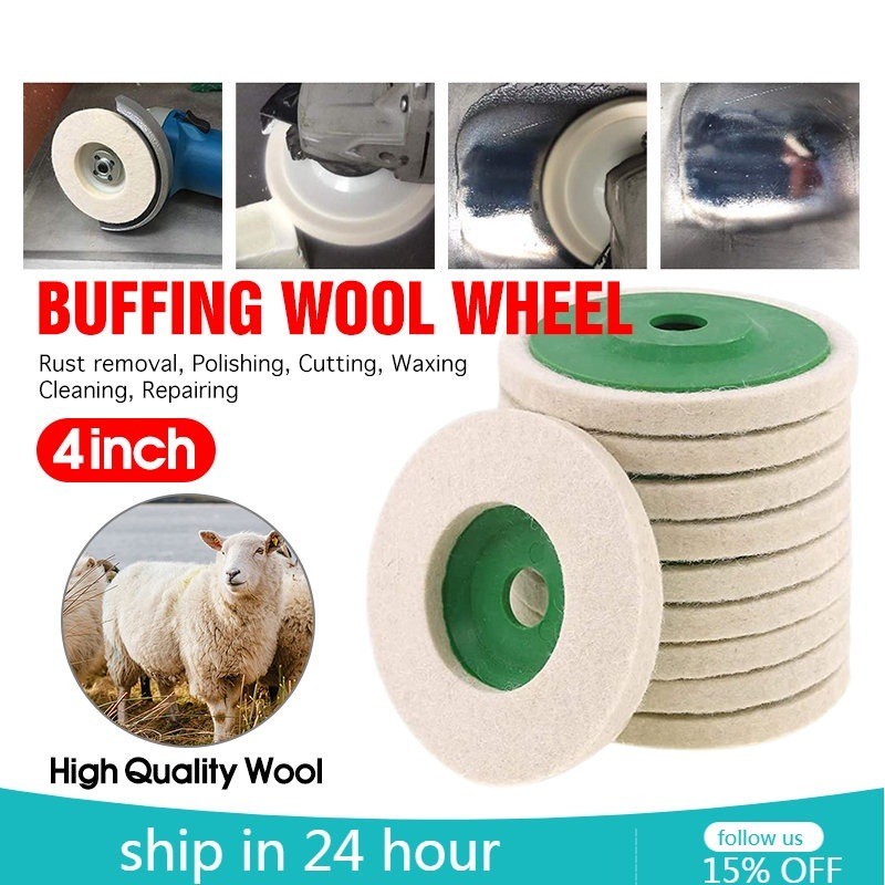 4" Buffing Disc for Grinder Buffing Disk Buffing Wheel Polishing ...