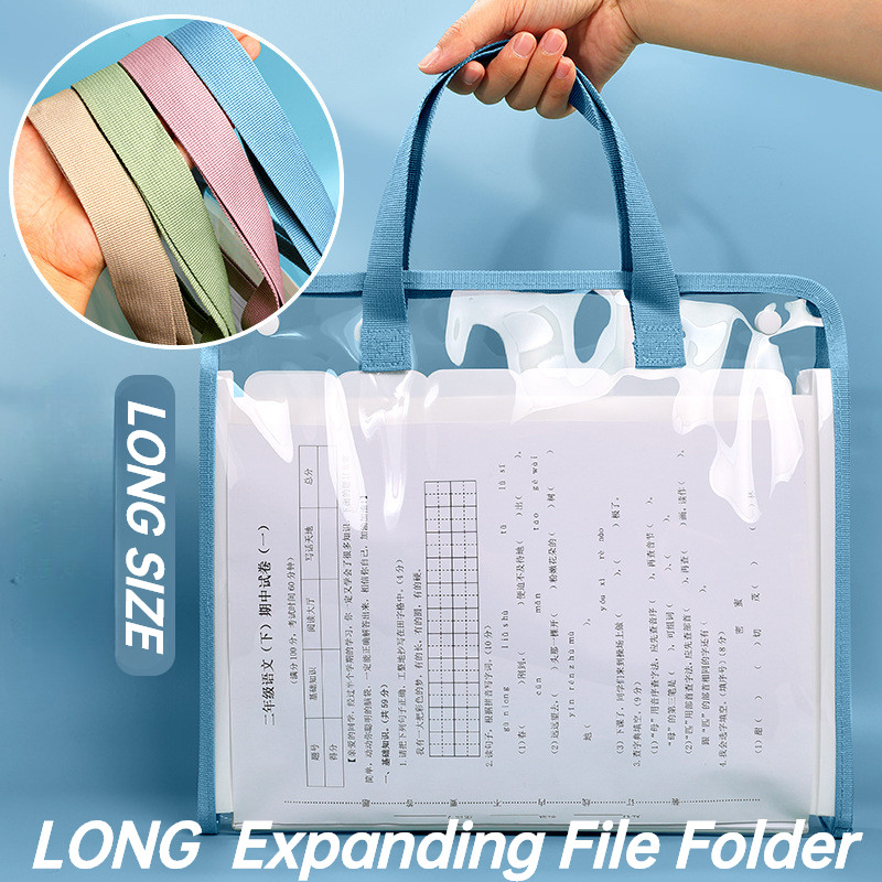 13Pockets Long Size File Bag Papers Organizer Long Portable Expanding ...