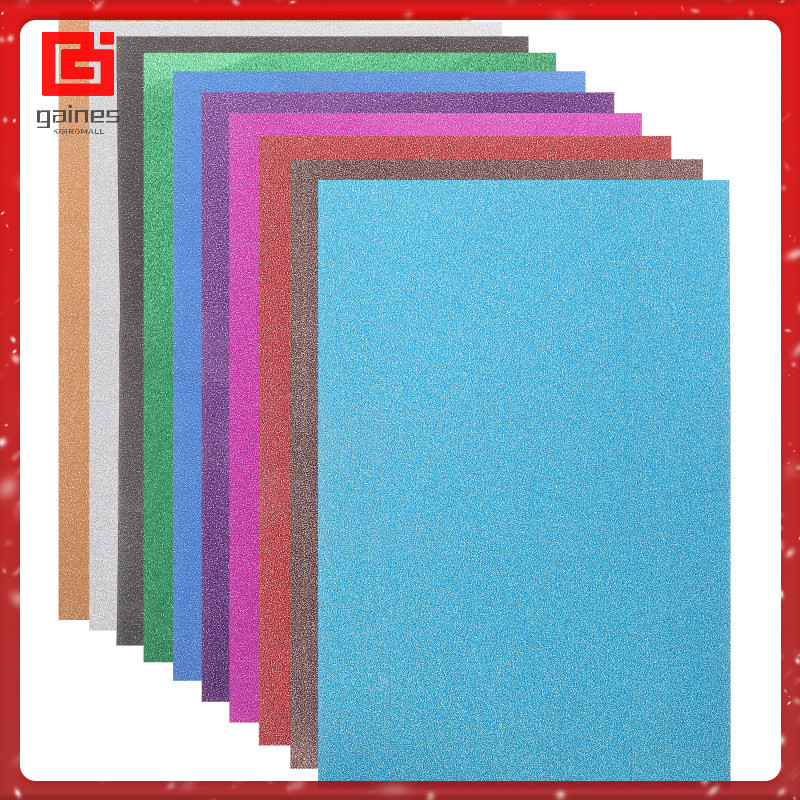 Shimmer Glitter Paper A4 Flower Wallpaper Cardstock Craft Colored ...