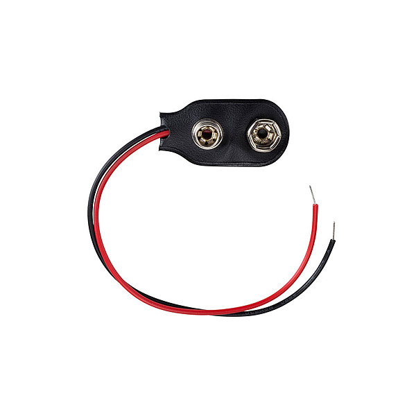 9-Volt Battery Snap-On Terminal Connector Without DC Plug 5pcs ...