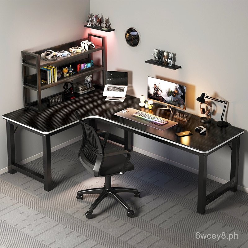 Corner Computer Desk Simple Double Desktop Game Tables Home Desk Modern ...