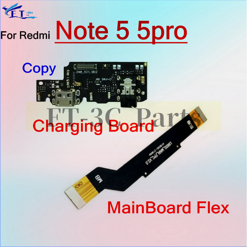 For Xiaomi Redmi Note 5 Note 5 Pro USB Dock Charging Port Charger Board ...
