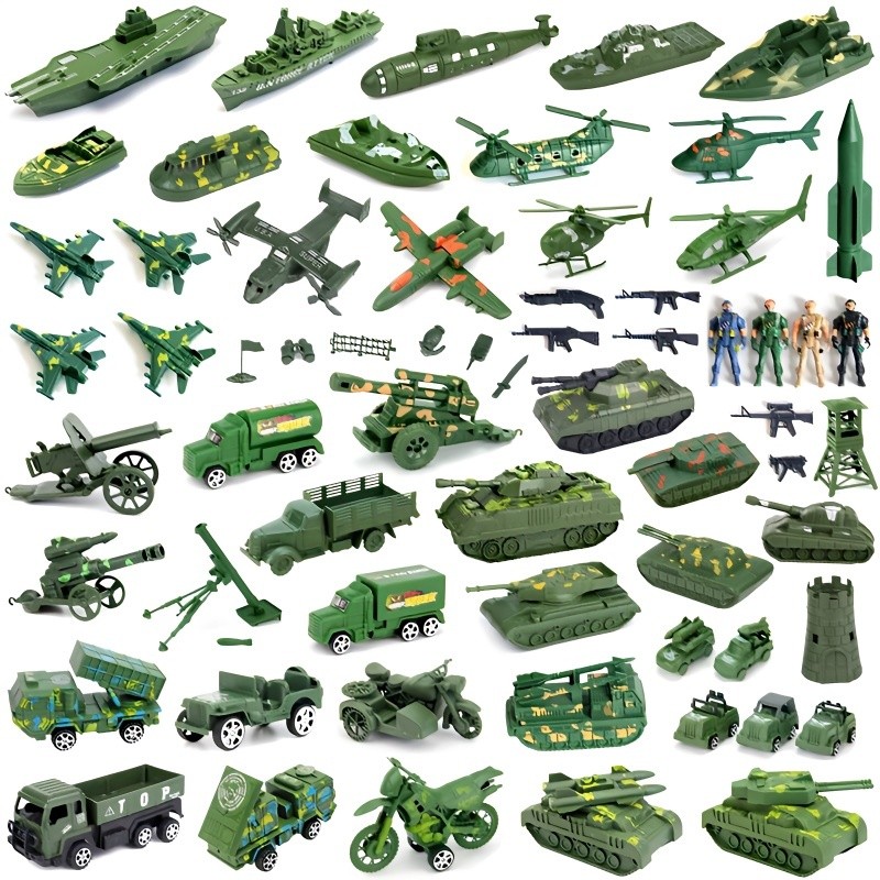 Soldier Model Military Children's Toy Suit Tank Small Soldier War ...