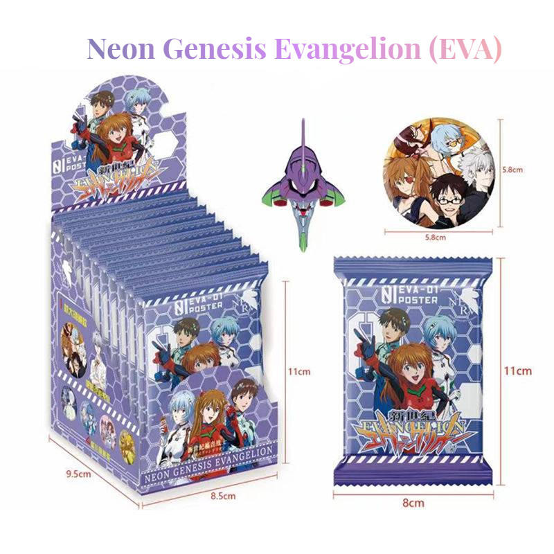 Neon Genesis Evangelion (EVA) Blind Box Badge Set – 58mm Pin Buttons ...