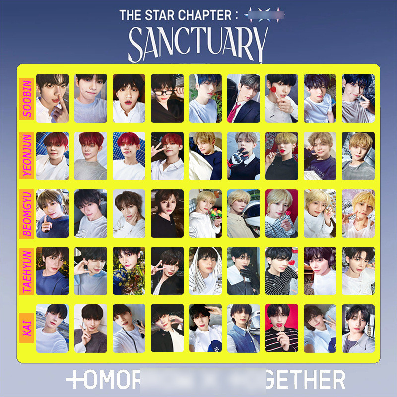 TXT party album SANCTUARY single card SOOBIN Cui Xiubin TAEHYUN Cui ran ...