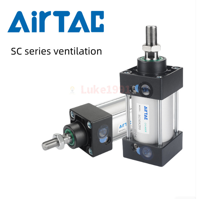 AIRTAC pneumatic high thrust standard cylinder SC32/40/50/63/80/100S cylinder diameter | Shopee ...