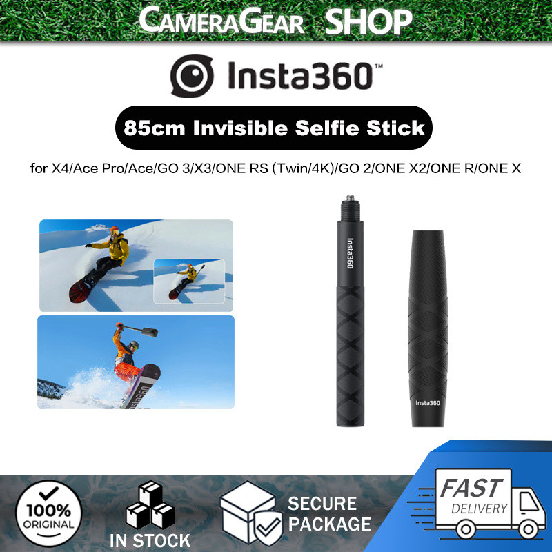 Original Insta360 85cm Invisible Selfie Stick for Go ultra/X5/X4/Ace Pro2/Ace/GO 3S/X3/ONE RS ...