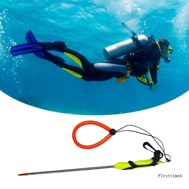 FE Diving Indicator Stick Stainless Steel Noise Maker Rod Pointers with ...