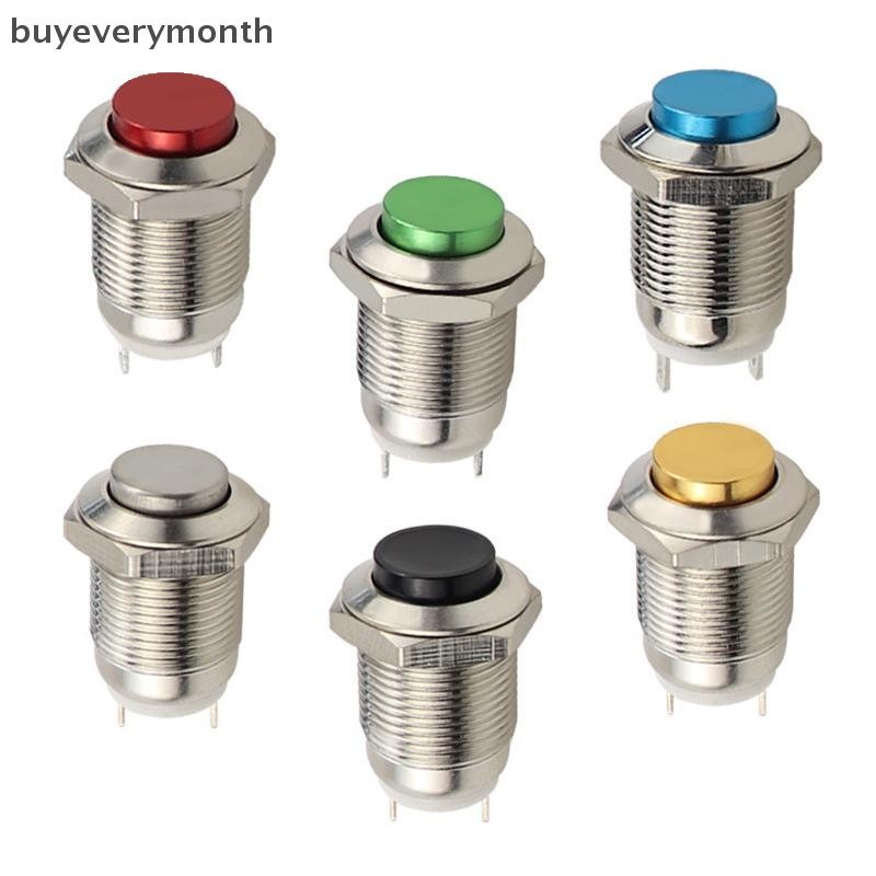 [new] Metal Push Button Switch 12 MM Self-locking Reset Start Stop ...
