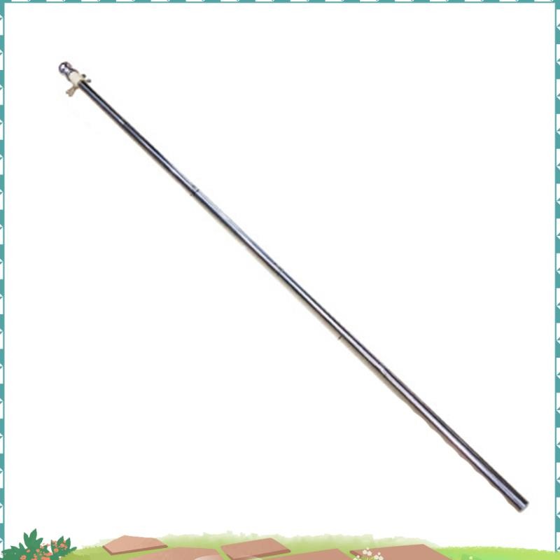 1.8M Telescopic Flag Pole Flagpole Guide Banner Flag Pole Set Stainless ...