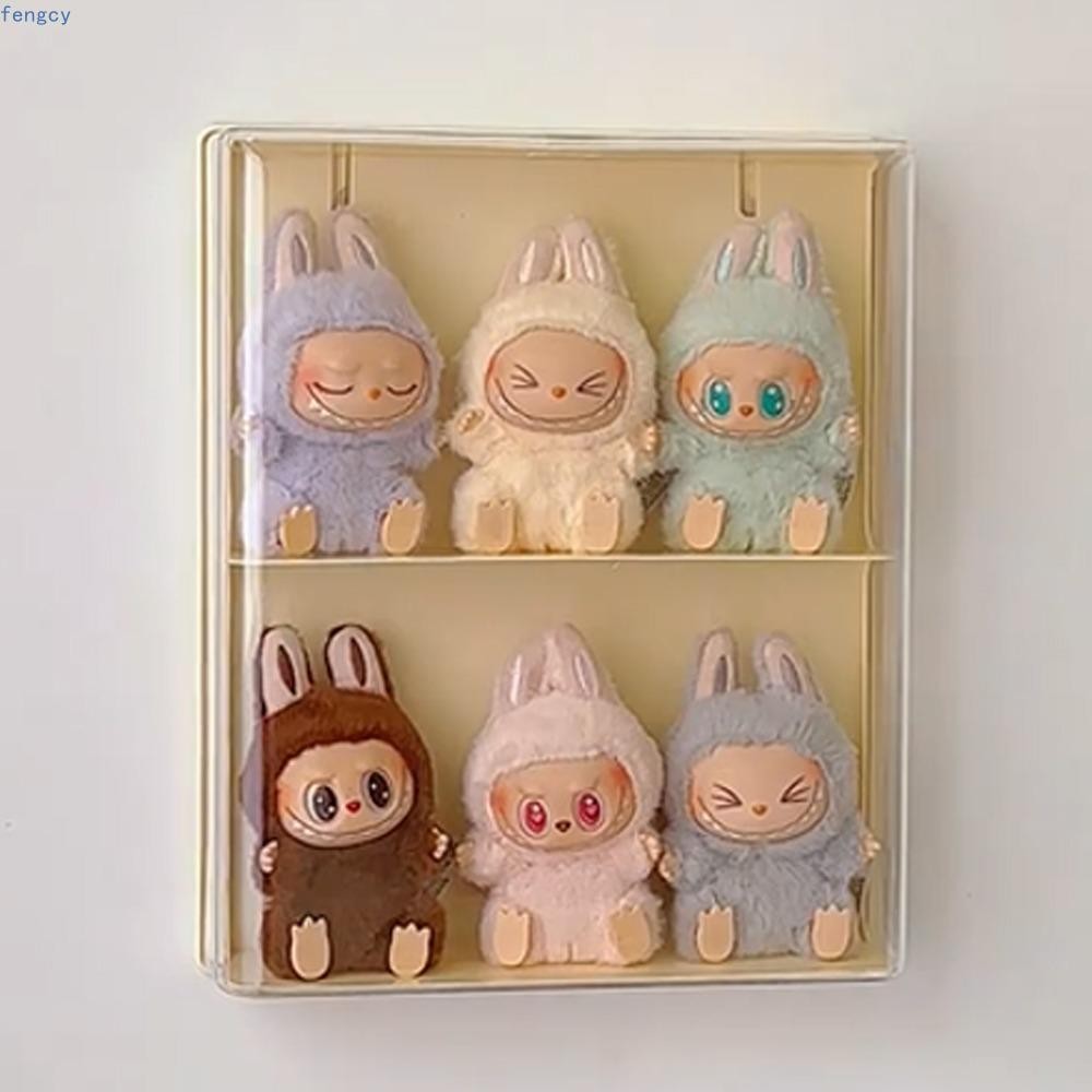FENGCY Labubu Display Box, Wall Mounted Adhesive Labubu Doll Display ...