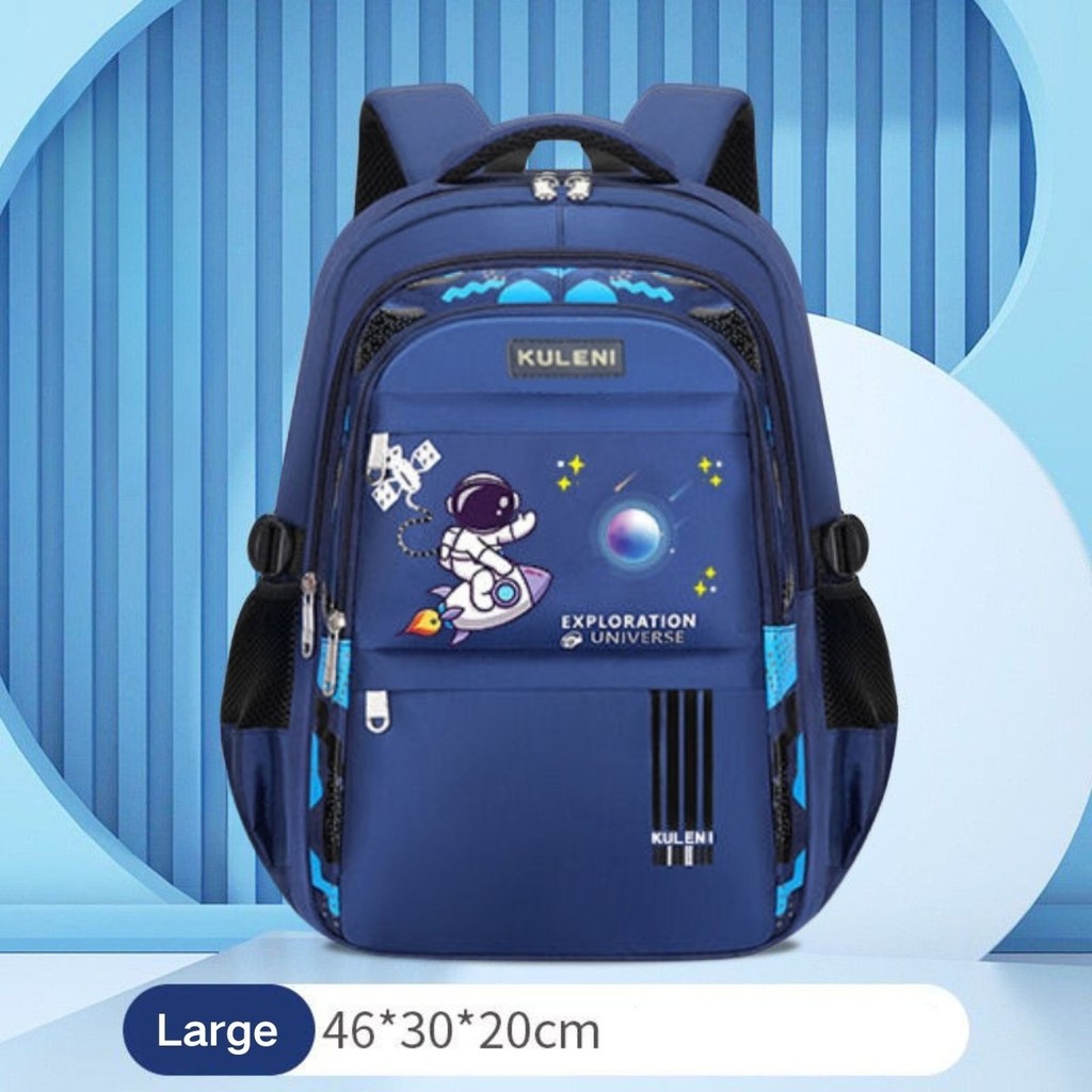 Bag for kids boy Space Explorer Backpack - Astronaut Print Lightweight ...