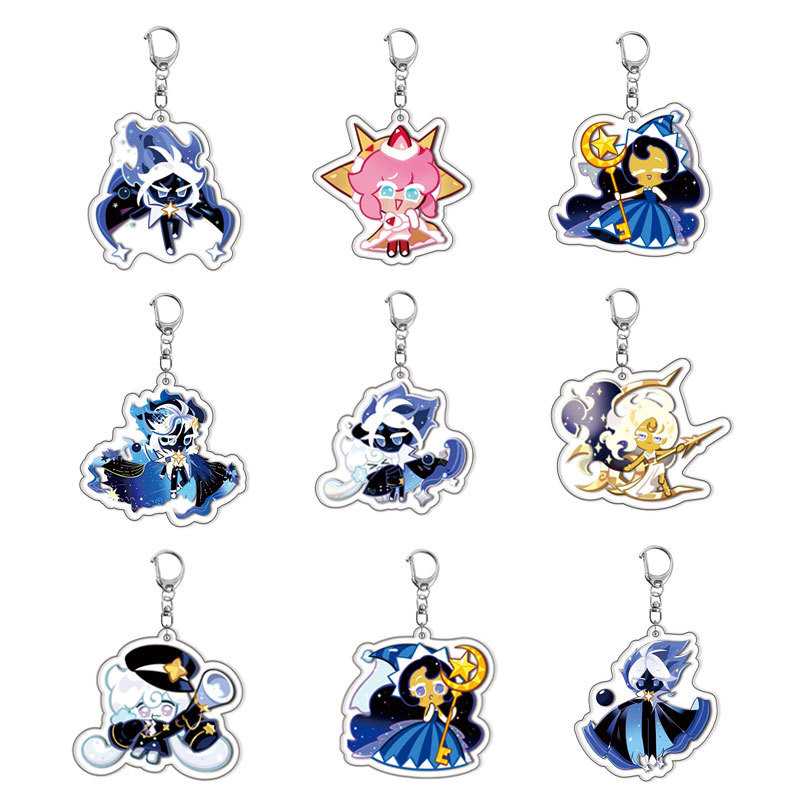 Cookie Run Kingdom Laminated Acrylic Keychain Anime Peripheral ...