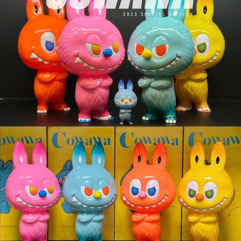 Labubu Labubu Cowawa Monster We Freckles Exhibition Limited Figure ...