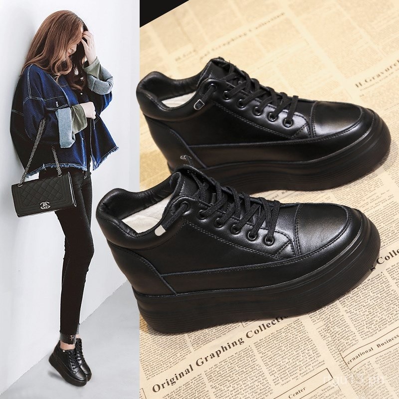 Women's Hidden Heel Shoes Autumn Winter New Style2023Trendy Casual ...