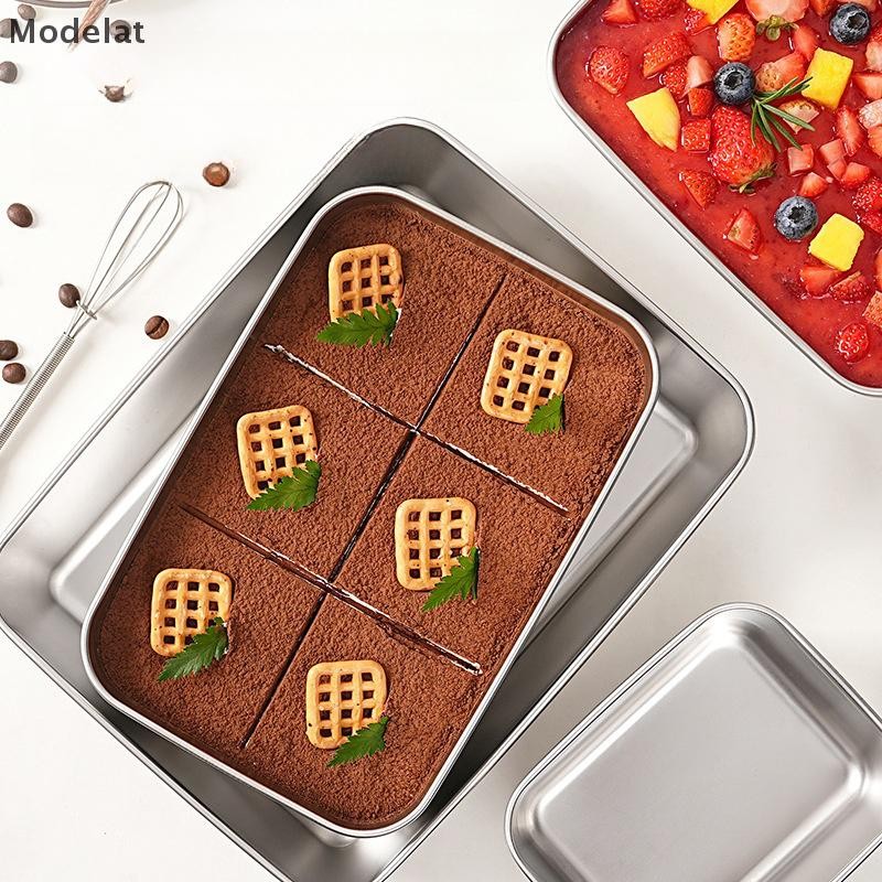 [Modelat] Stainless Steel Tiramisu Mold Cake Tray Cake Shaping ...