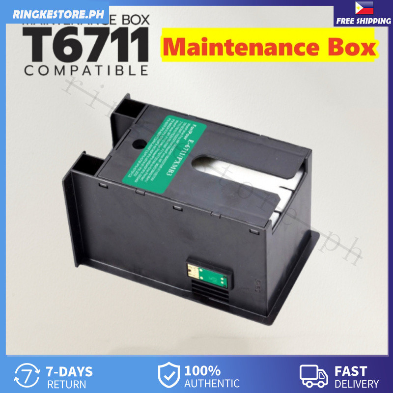 Inkrite T6711 Maintenance Box for Epson L1455 WF-7111 WF-7621 WF-7610 ...
