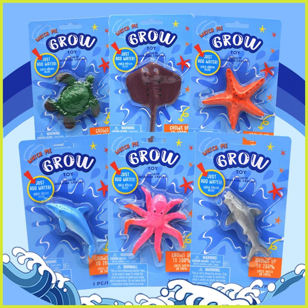 Growing Sea Animals Expandable Under The Sea Creatures Beach Life Theme ...
